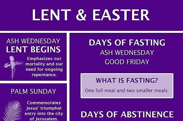 Ff_infographic_lent - Catholics Striving For Holiness