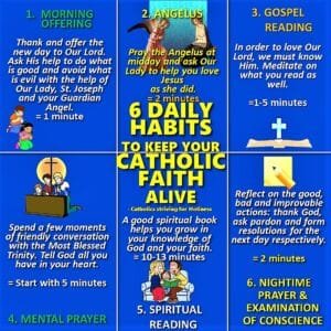 6 SHORT DAILY HABITS TO KEEP YOUR CATHOLIC FAITH ALIVE! - Catholics ...