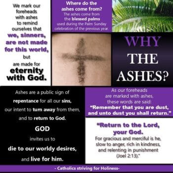 ASH WEDNESDAY: WHY THE ASHES? WHAT DOES THE IMPOSITION OF ASHES MEAN ...